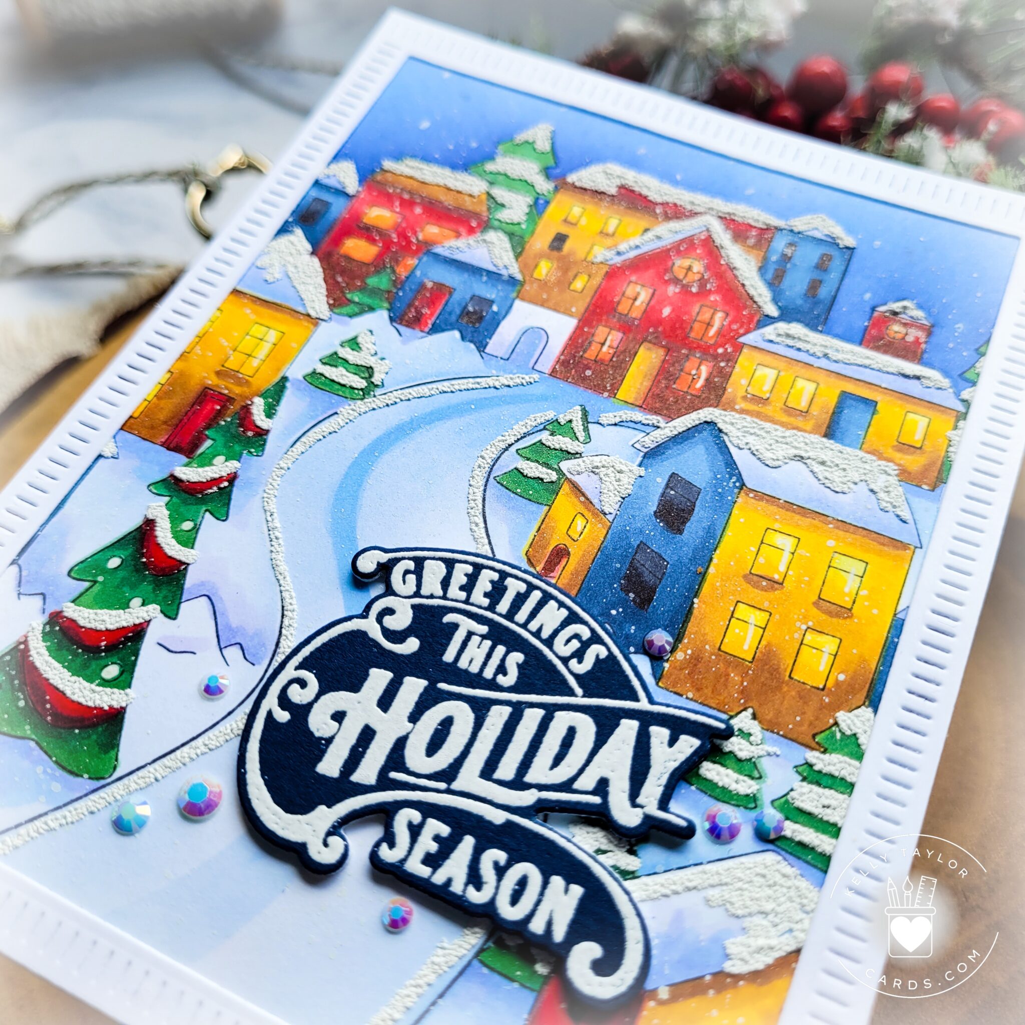 Pinkfresh Studio Magical Holiday Blog Hop - Kelly Taylor Cards