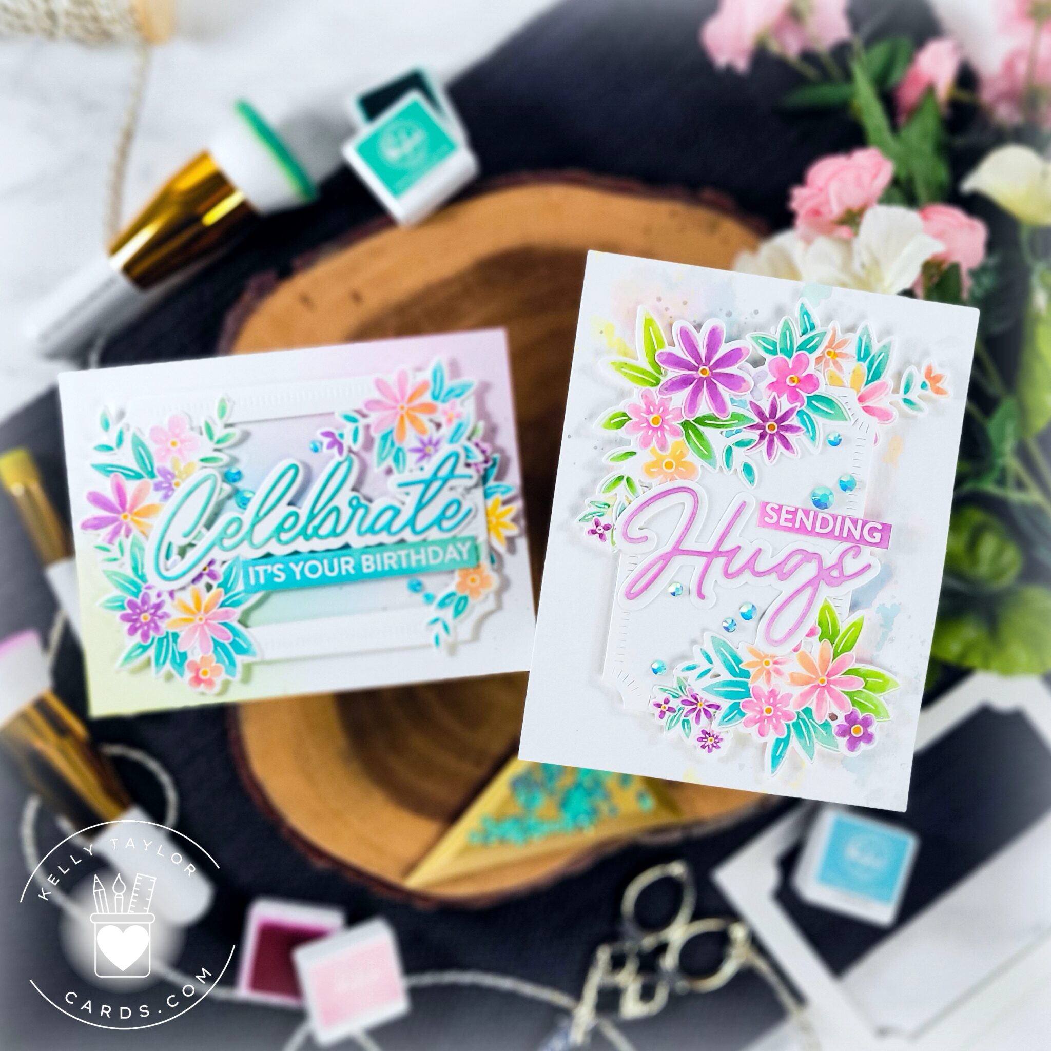 Pinkfresh Studio Gentle Greetings & Greenery Release Blog Hop - Kelly ...